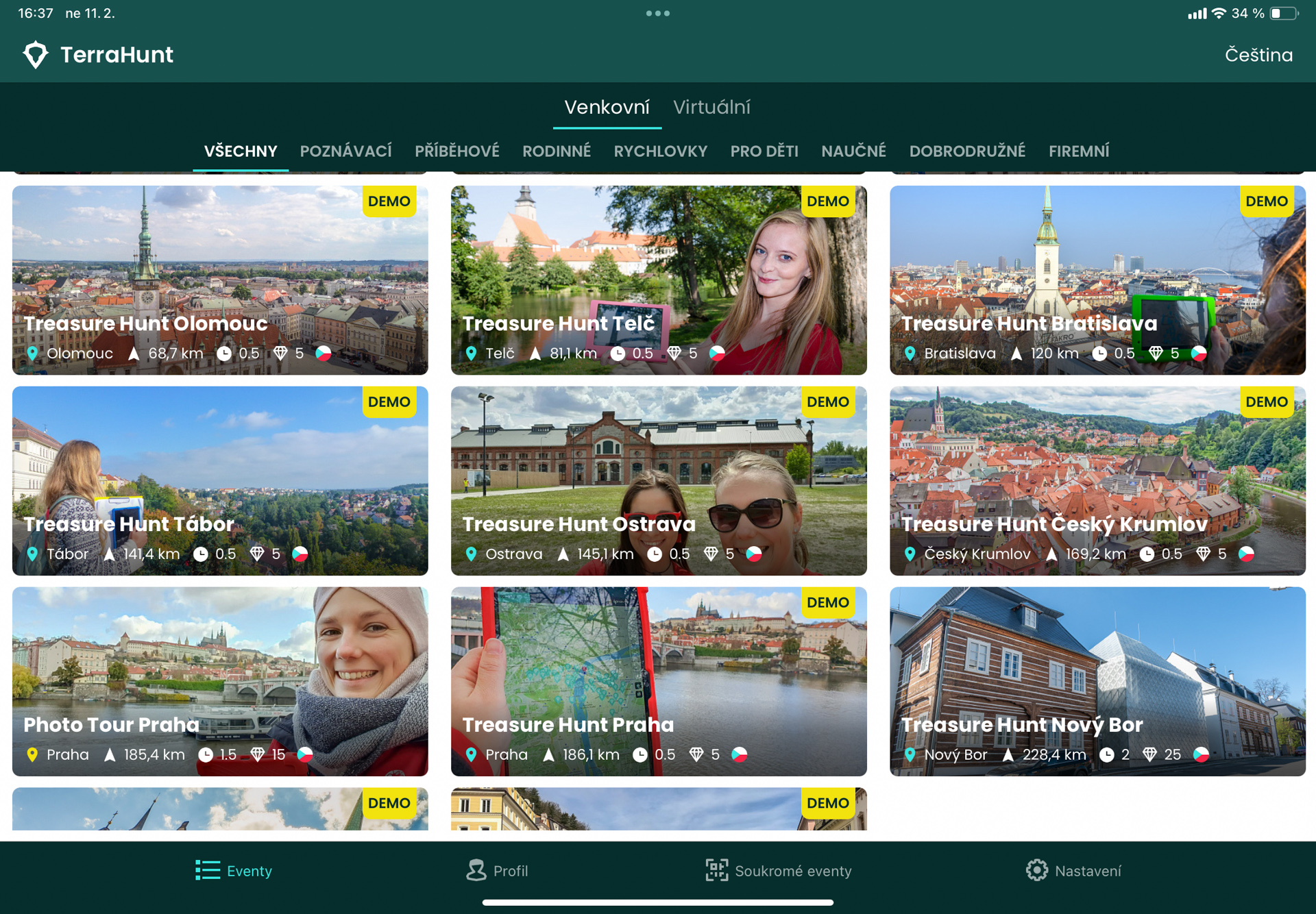 Instalace mobilní aplikace | TerraHunt