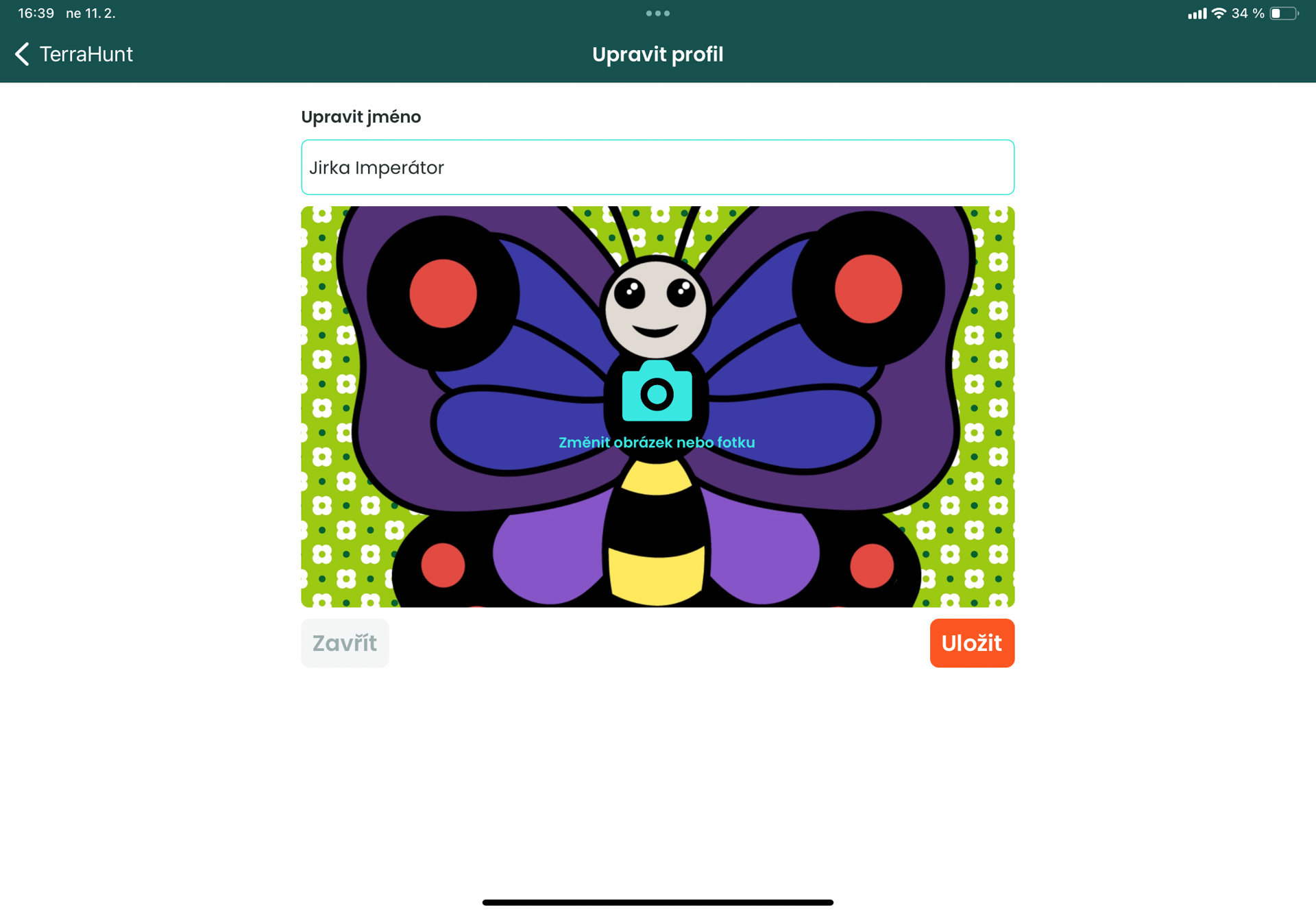 Registrace a přihlášení | TerraHunt